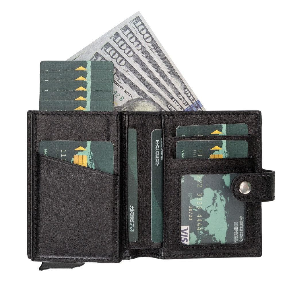 Palermo Genuine Leather Mechanical Card Holder
